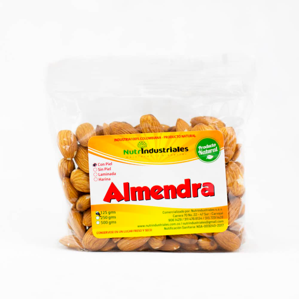 Almendra - Vegano y Vegetariano - Productos Veganos en Colombia
