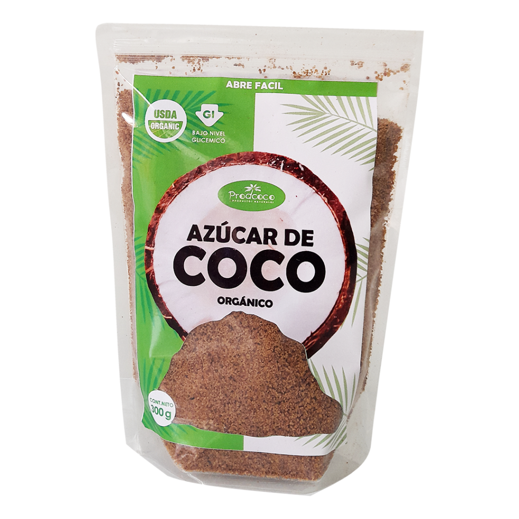 Azucar de Coco Organica 400g - Bajo nivel glicemico - Vegano y ...